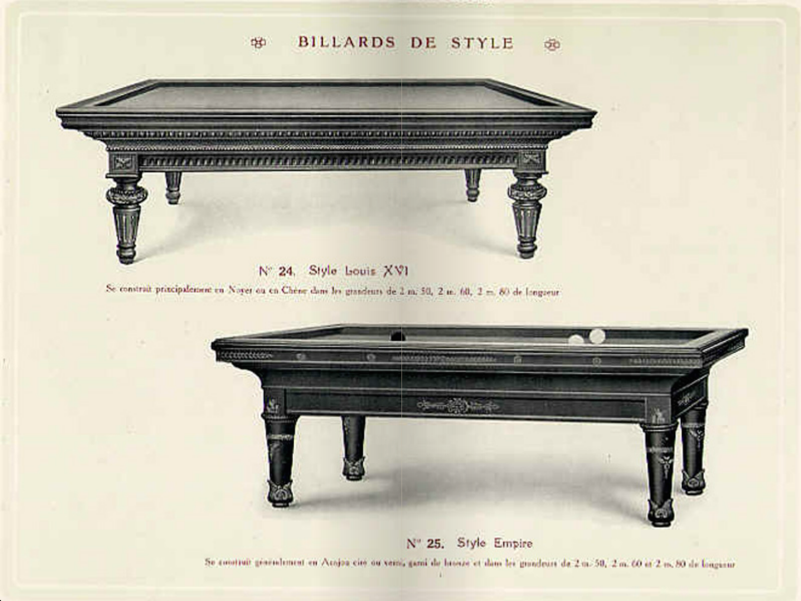 Historique des Billards Toulet et de l'histoire du billard